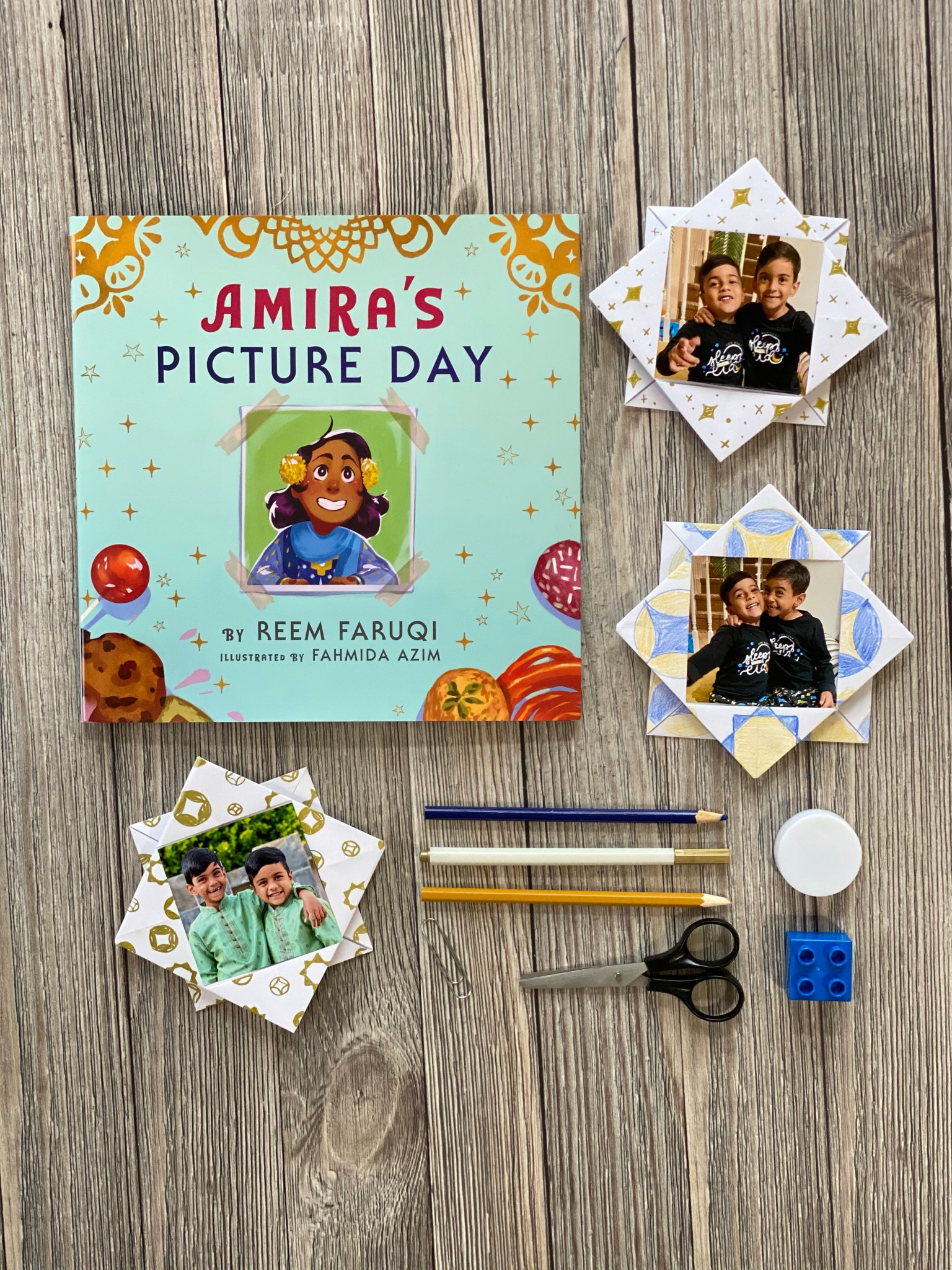 How To: Islamic Star Origami Frame – Islamimommy